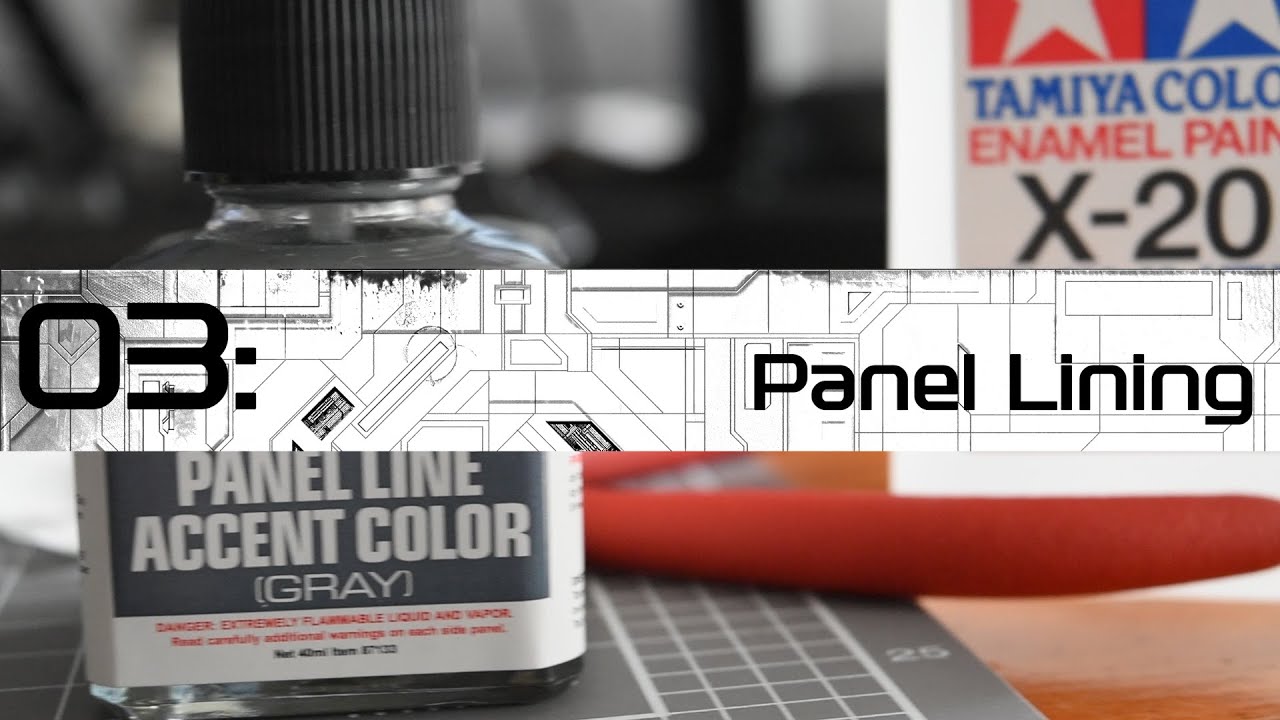 03: How to Panel Line your Gunpla - YouTube