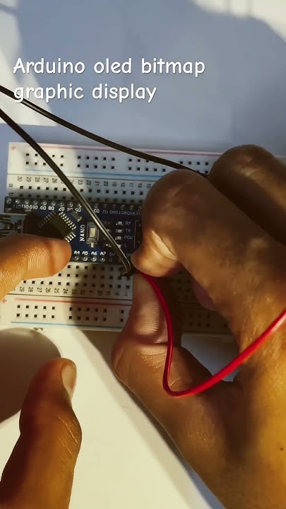 Arduino oled graphic display with Arduino nano , breadboard,jumper wire , 0.96inch display - YouTube