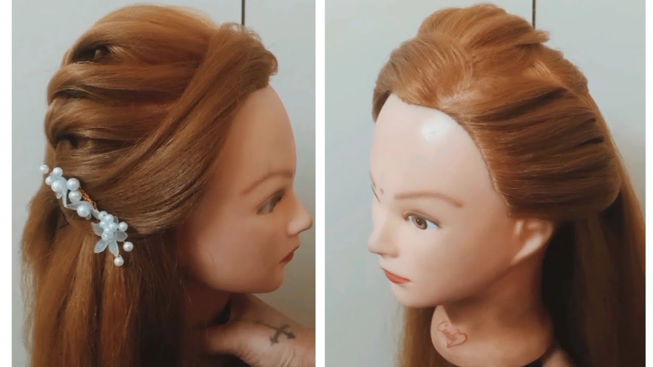 girls frant simple open hair style. - YouTube