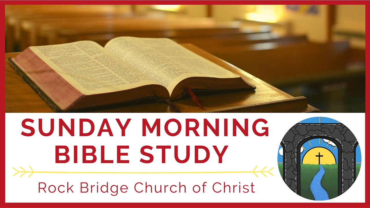 July 23, 2023 - Sunday Bible Class: Zechariah - YouTube