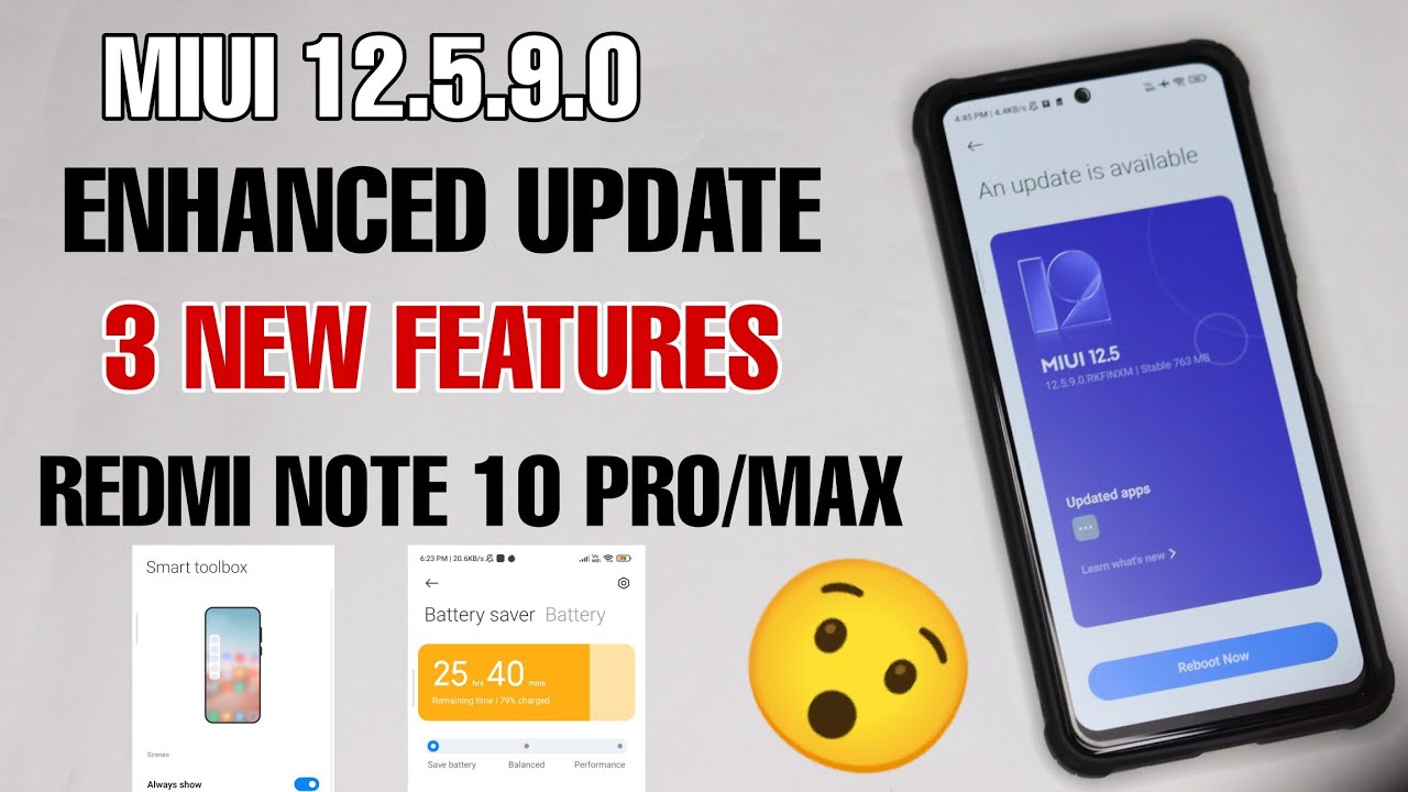 Redmi Note 10 Pro & Pro Max MIUI 12.5.9.0 ENHANCED UPDATE | Antutu ...