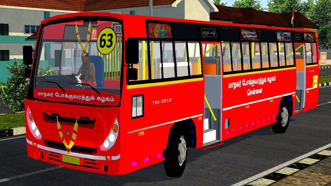 NEW MTC CITY BUS MOD RELEASED FOR BUSSID ! BS-4 VERSION ! TAXI GAMING ...