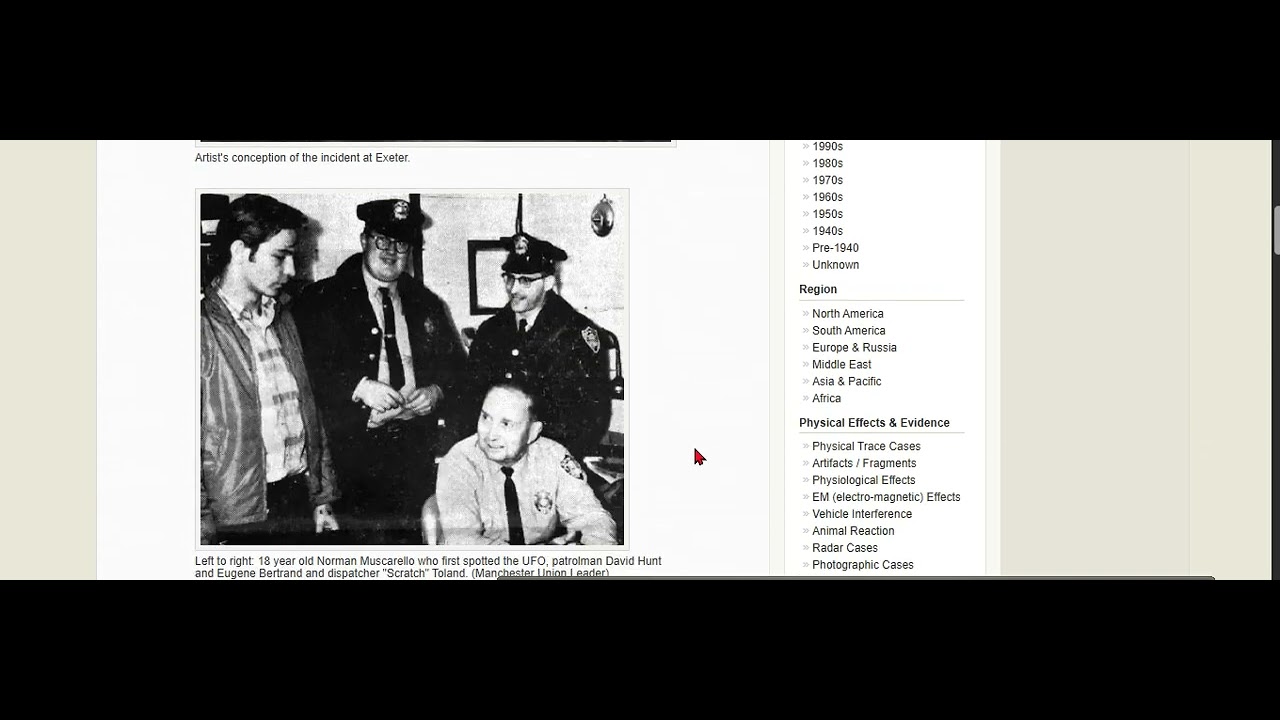 HBMs UFO Corner The Exeter UFO Incident - YouTube