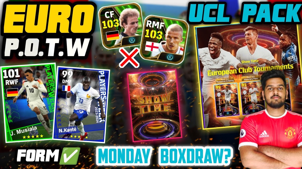 EURO Player Of The Pack Is Here🔥Free Spin | Real Madrid UCL Champions ...