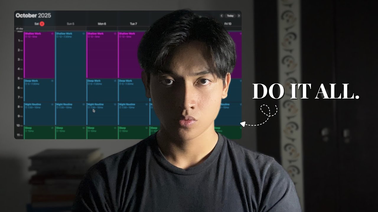 How to Make Time For Everything (productively) - YouTube