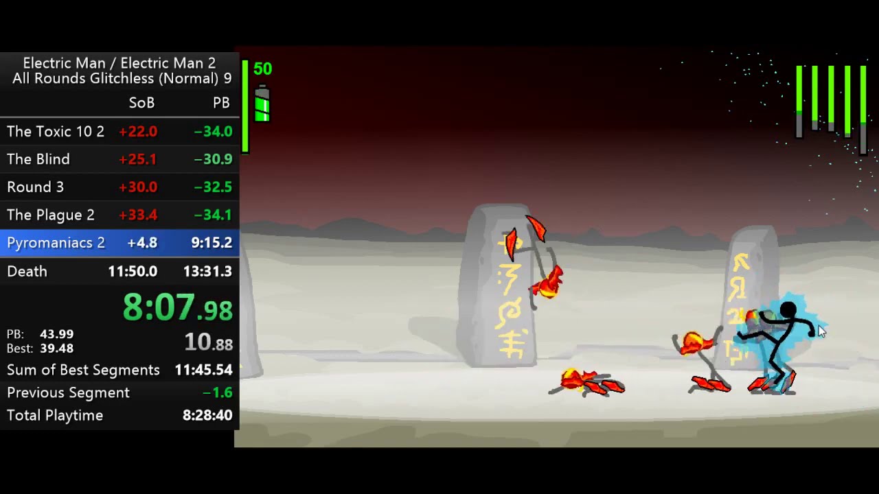 (13:01) WR Electric Man All Rounds Normal Mode Speedrun - YouTube