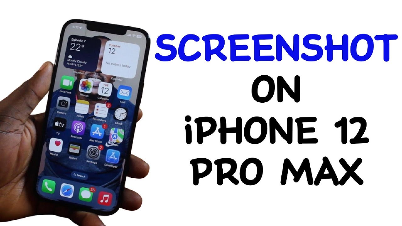 How to Screenshot on iPhone 12 Pro Max - YouTube