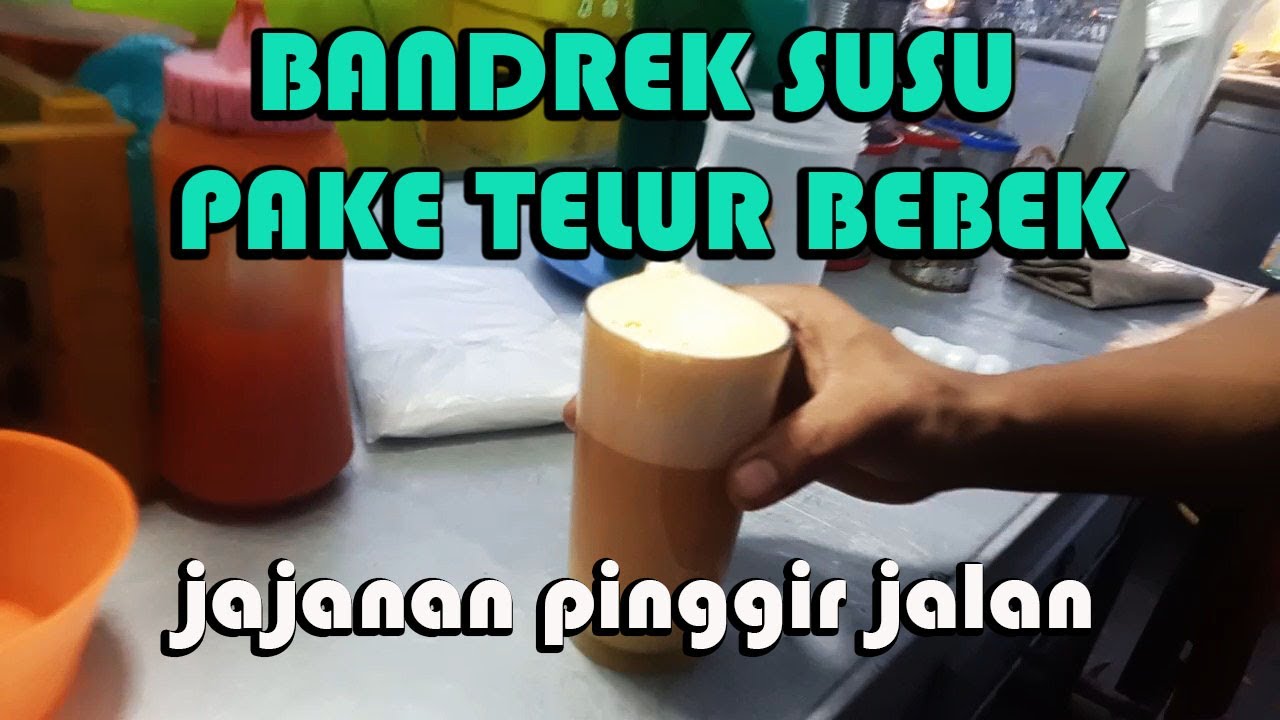 BANDREK SUSU TELUR GAK AMIS PADAHAL PAKE TELUR BEBEK - YouTube