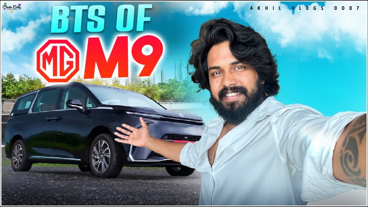 BTS OF MG M9 || BEHIND THE SCENES || @DinosVault #akhilvlogs0007 - YouTube