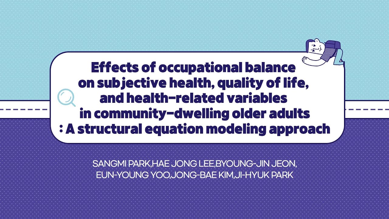 [Article] Effects of occupational balance on subjective health, quality ...