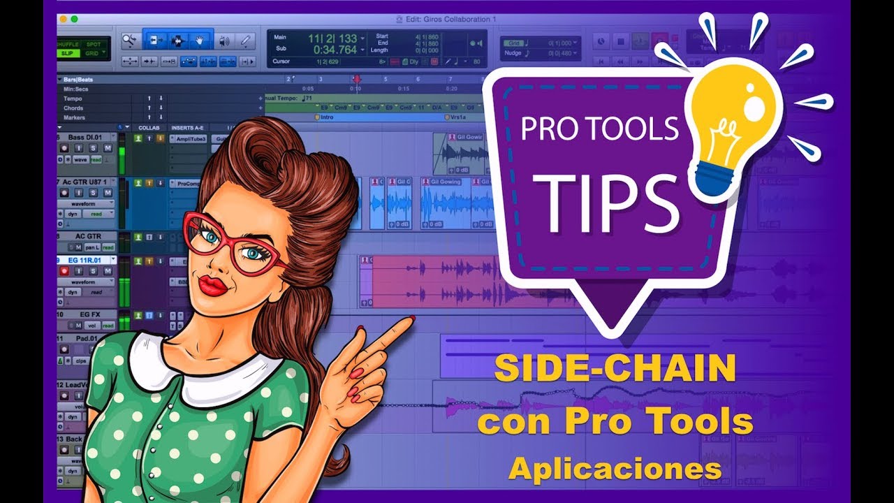 Pro Tools Tips en ESPAÑOL - Que es el Sidechain - Ejemplos prácticos - YouTube