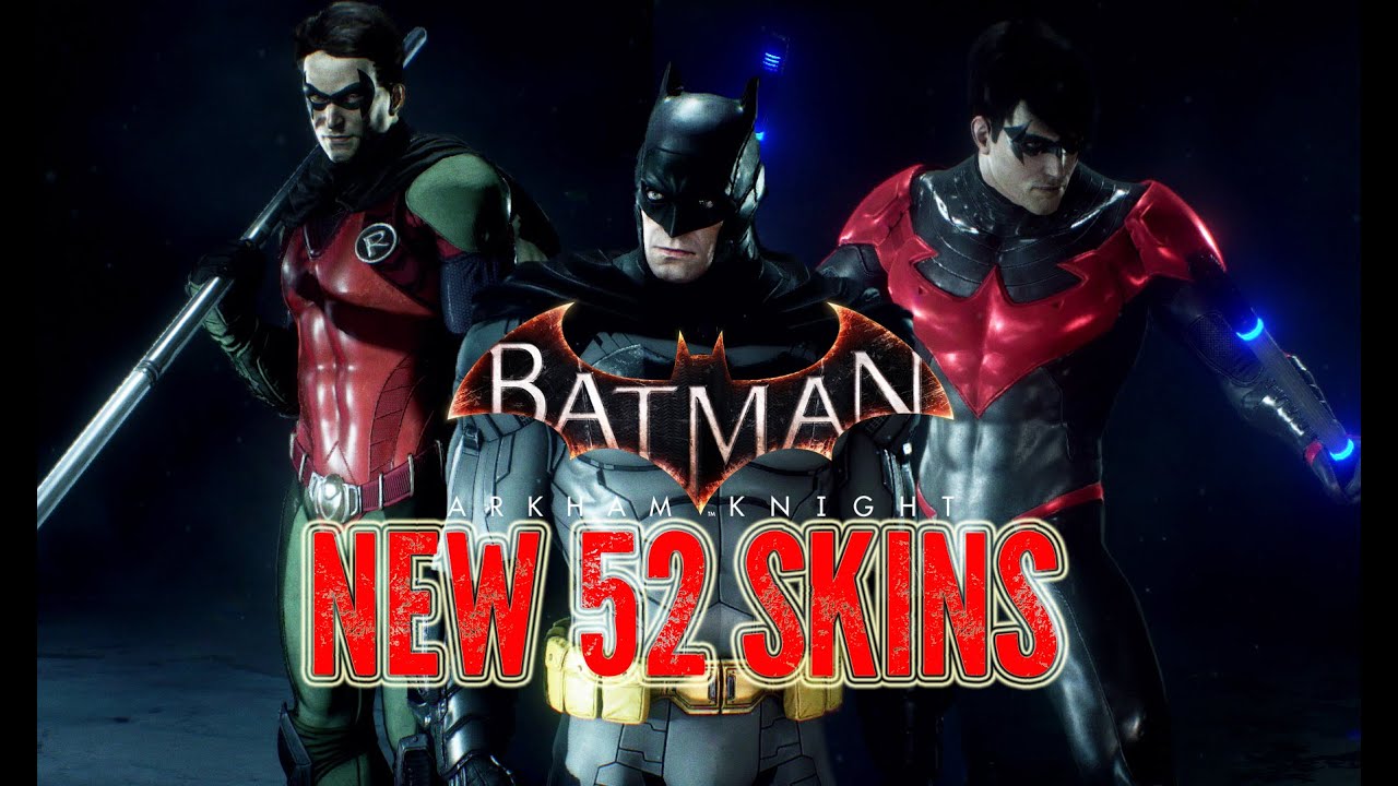 Batman: Arkham Knight - New 52 Skins Pack Gameplay - YouTube