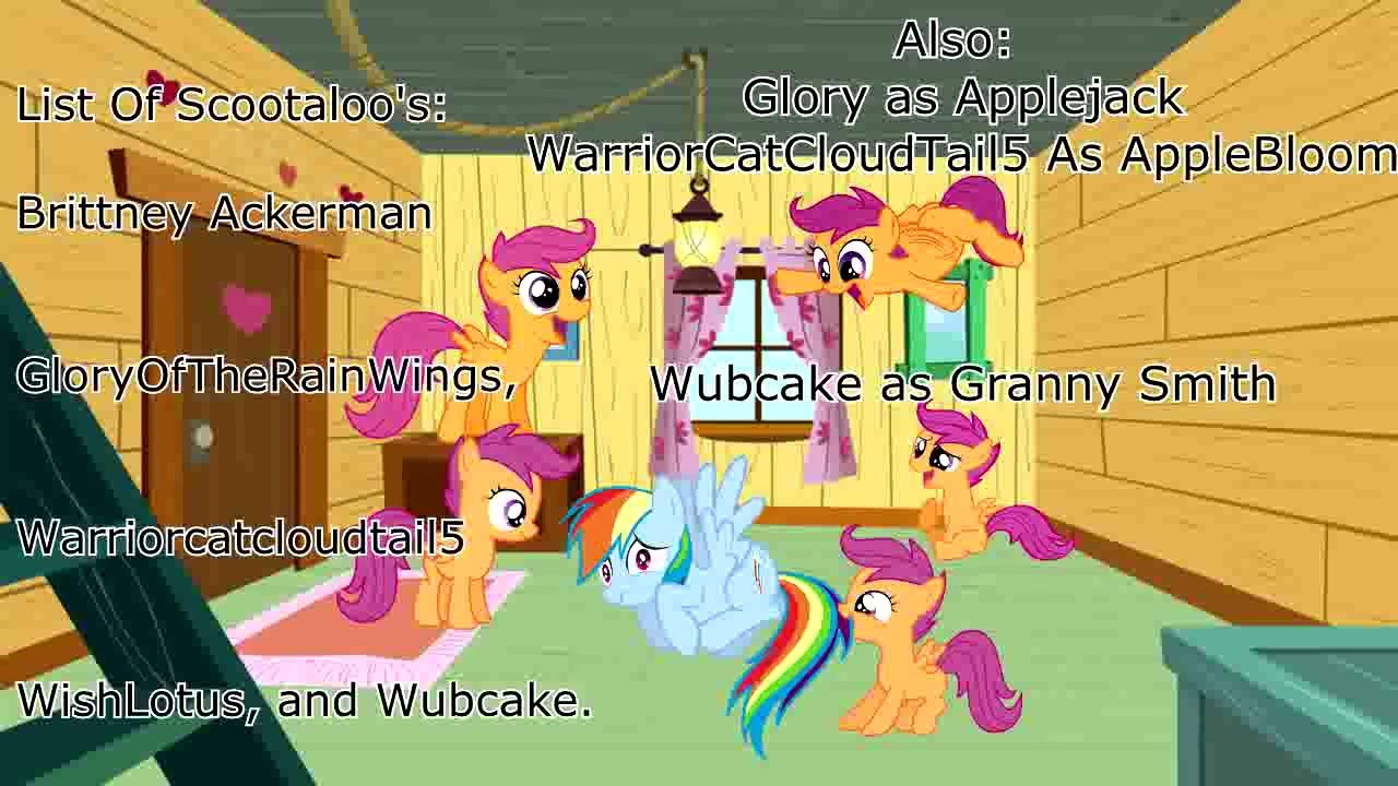 Too Many Scootaloo's (VA Skype Call) - Wubcake - YouTube
