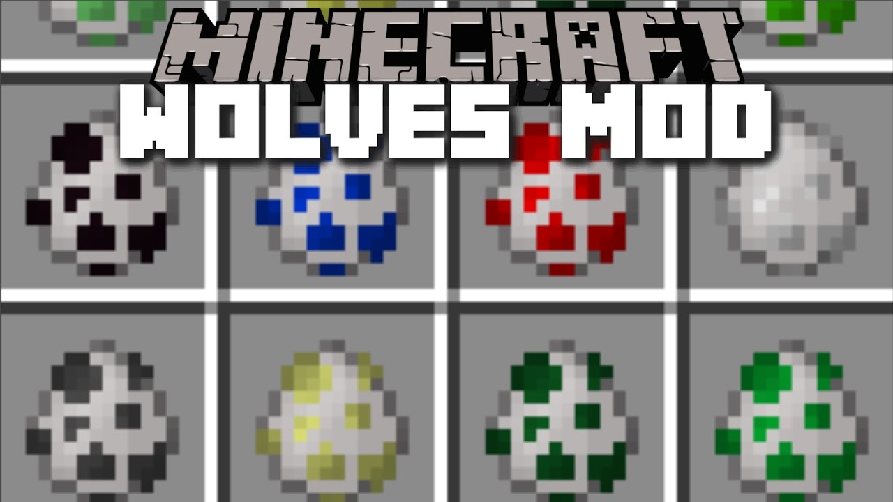 Minecraft LOTS OF WOLVES MOD / AMAZING CREATURES FOR DIFFERENT BIOMES ...