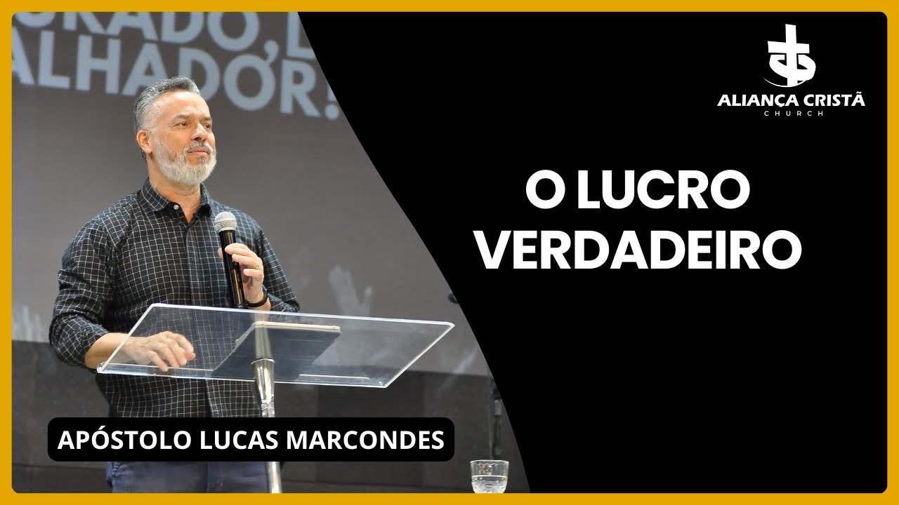 O LUCRO VERDADEIRO! APÓSTO LUCAS MARCONDES - YouTube