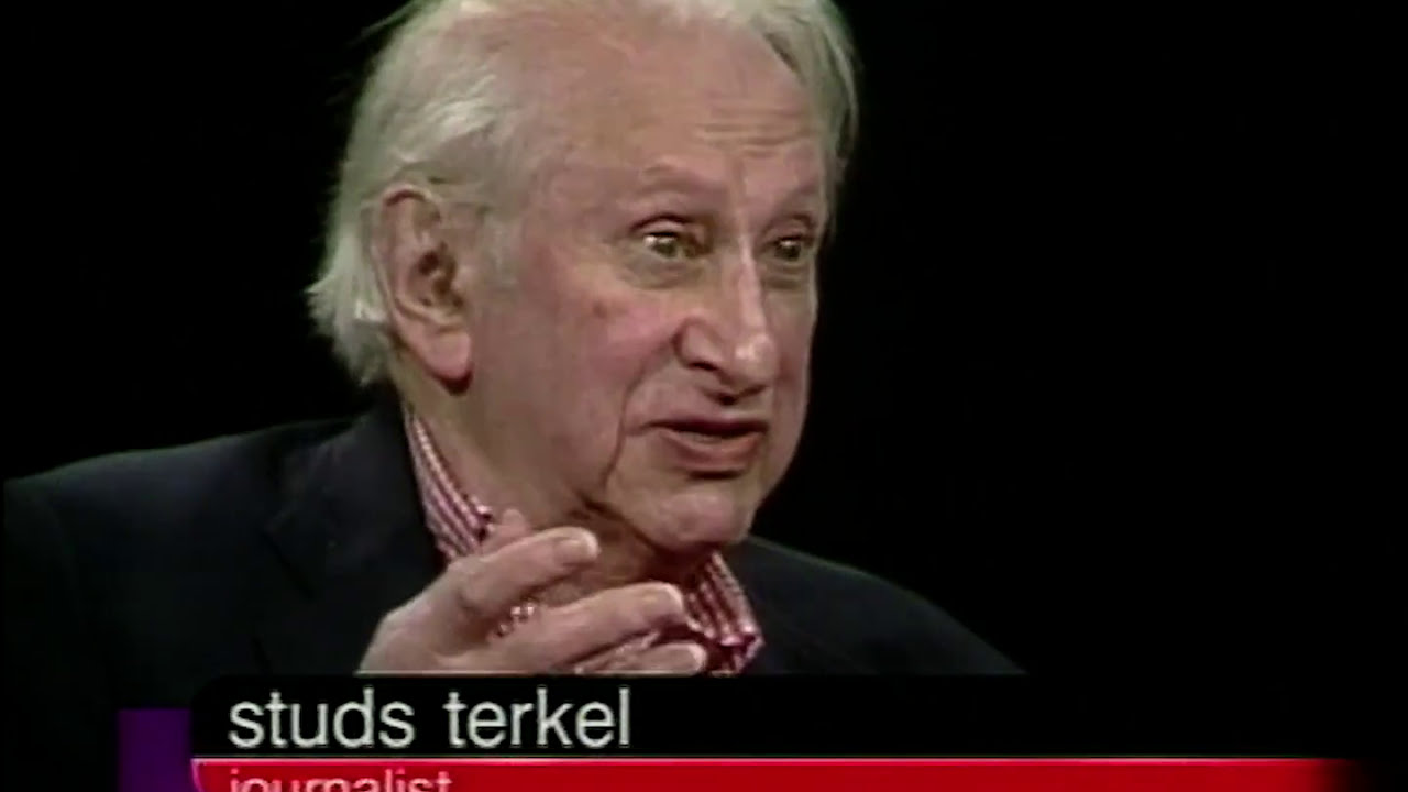 Studs Terkel interview (2000) - YouTube