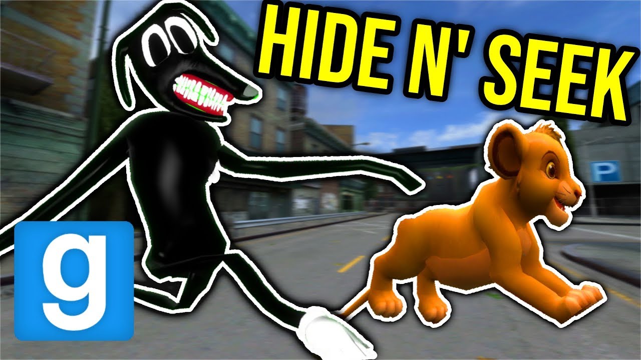 HIDE AND SEEK WITH CARTOON DOG!! (Garry's Mod Nextbot) - YouTube