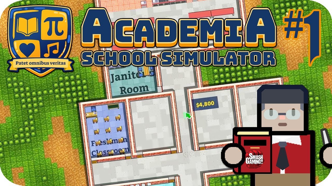 Academia: School Simulator #1 Starting Our Own School - YouTube