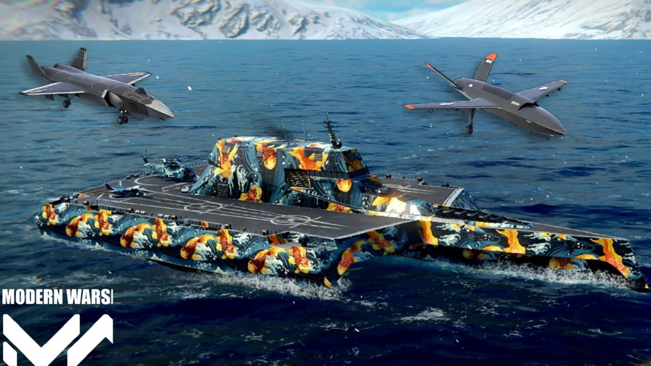 Modern Warships: FS Ocean Avenger A Mini Carrier | FH-97A Drone | XQ-58 ...
