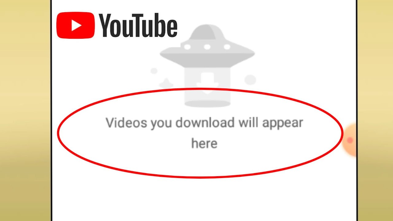 How To Fix Youtube Videos you download will appear here Problem Solve ...