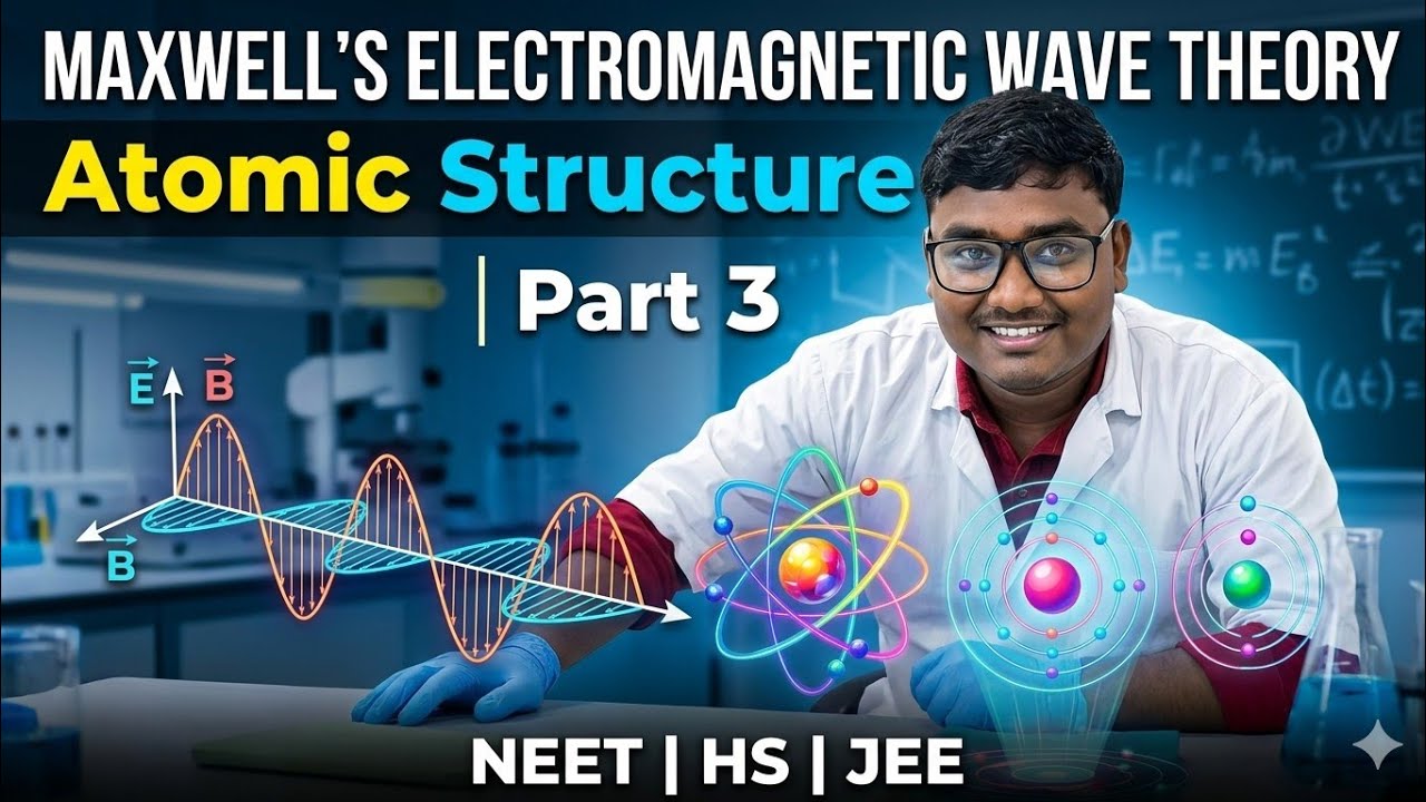 Maxwell's Electromagnetic Wave Theory | Atomic Structure-3 - YouTube