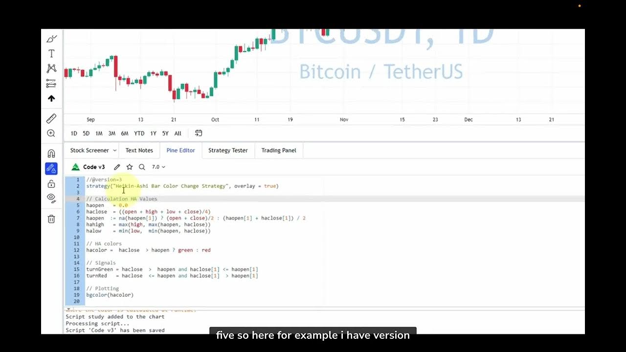 1 5 Versions of PineScript - YouTube