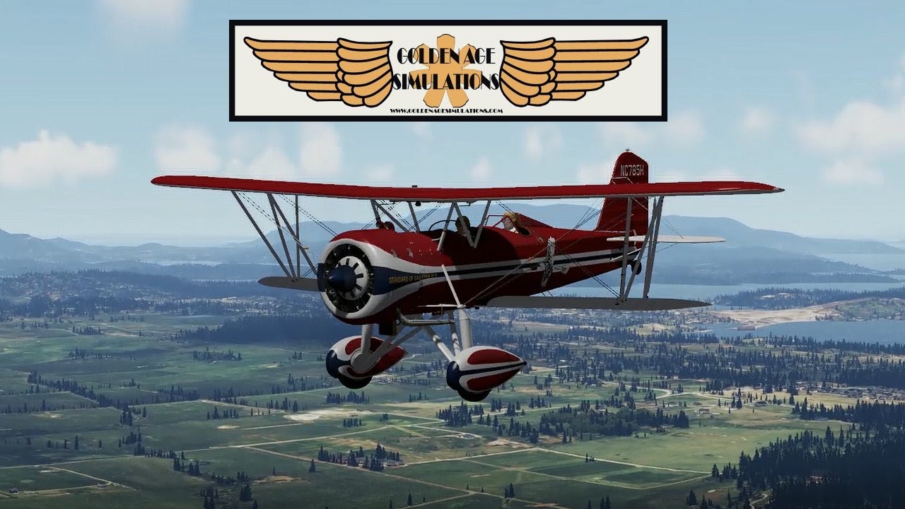 Golden Age Simulations Stearman 4E Jr. for Lockheed Martin P3D, Legacy ...