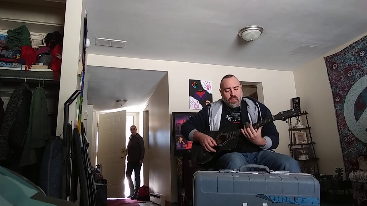 Uncle crow - wicked game by Chris Issac - with four string slide and ...