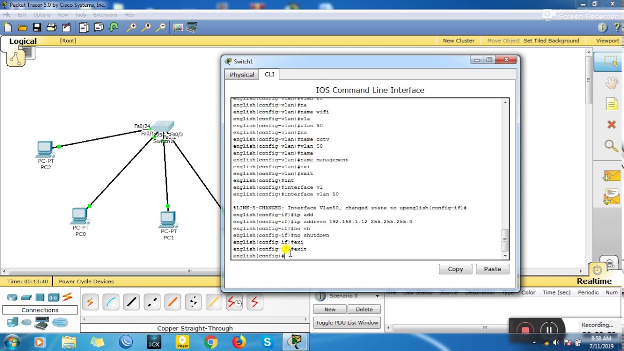 Management VLAN Create - YouTube