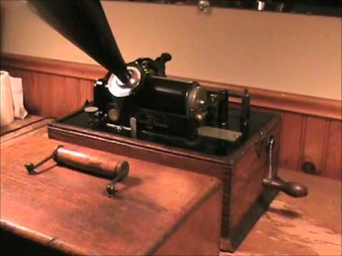 1898 EDISON STANDARD PHONOGRAPH - YouTube