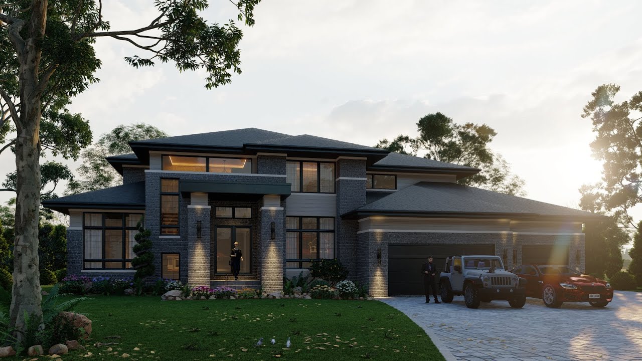 Tuscan Style Architecture - Lumion 11 Render setting - YouTube