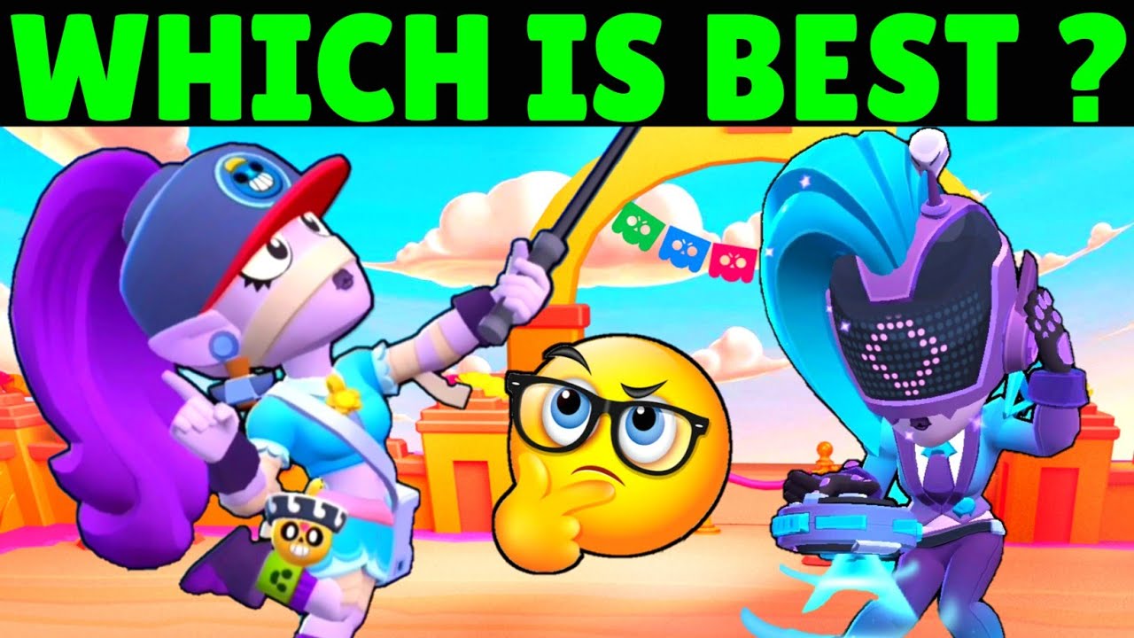 Brawl Stars All Emz Skins Comparison Super Fan Emz Vs Dj 3 M Z Youtube