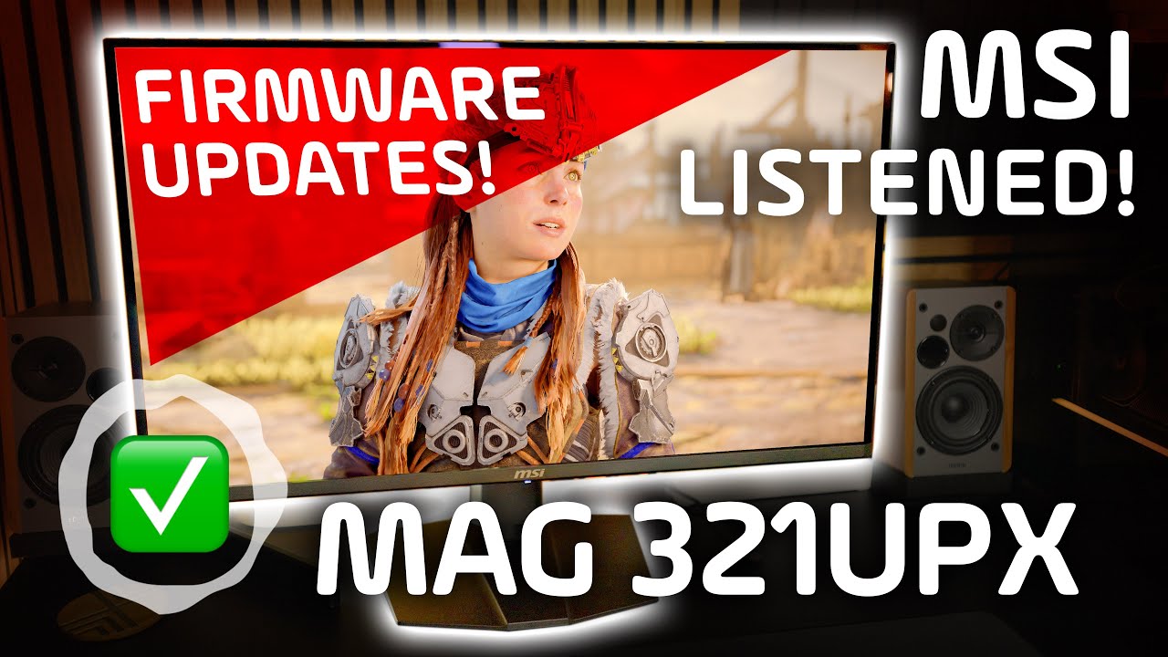 Firmware Updates on MSI MAG 321UPX!!! - YouTube