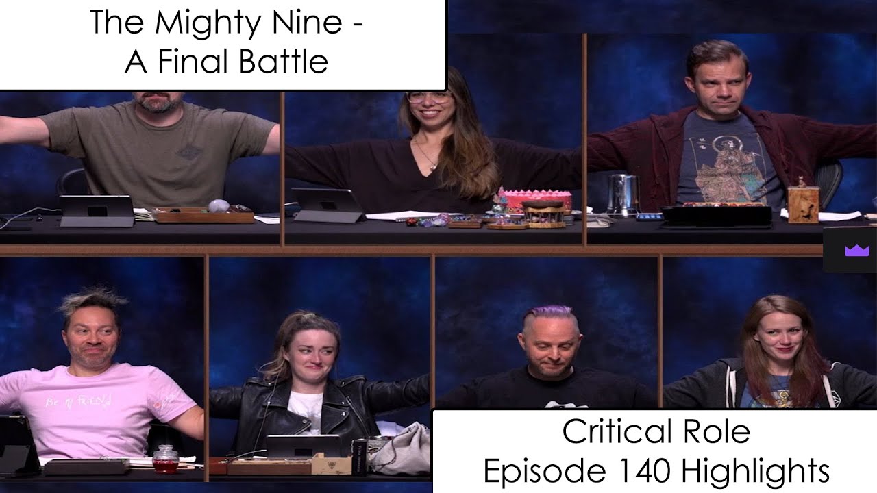 The Mighty Nine - A Final Battle - Critical Role Episode 140 Highlights ...