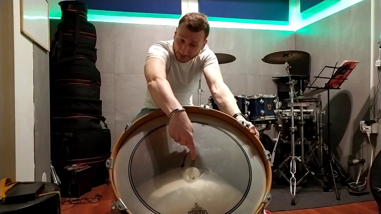 Come accordare la cassa - How to Tune the Bass Drum - YouTube