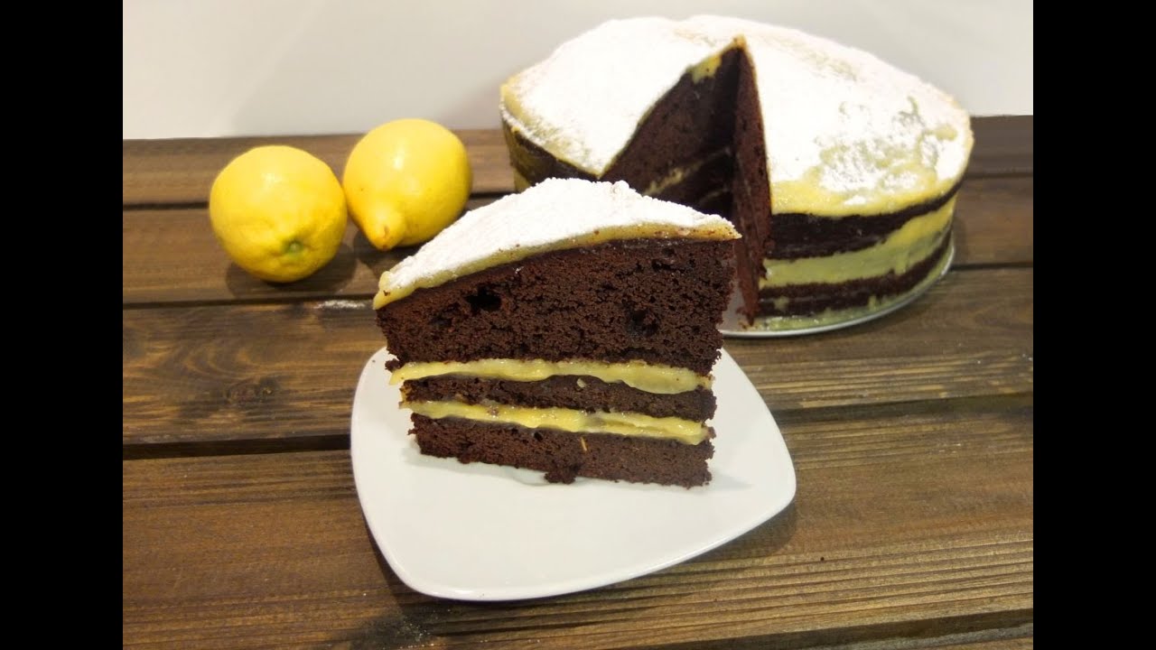 PASTEL de CHOCOLATE y LIMÓN,😍🍋🍫😋 TORTA O PASTEL DELICIOSO . Receta ...