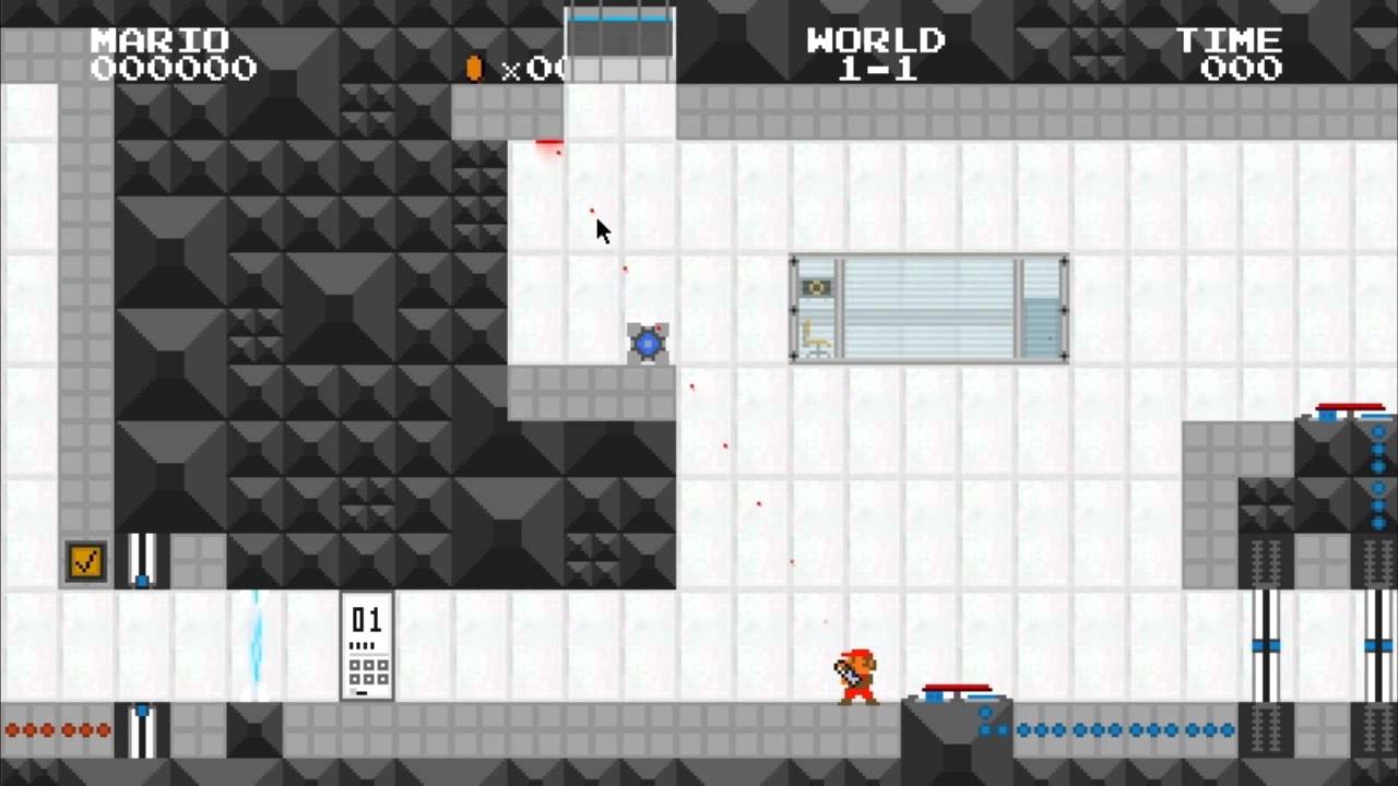 Super Mario Bros + Portal Gun Gameplay - YouTube