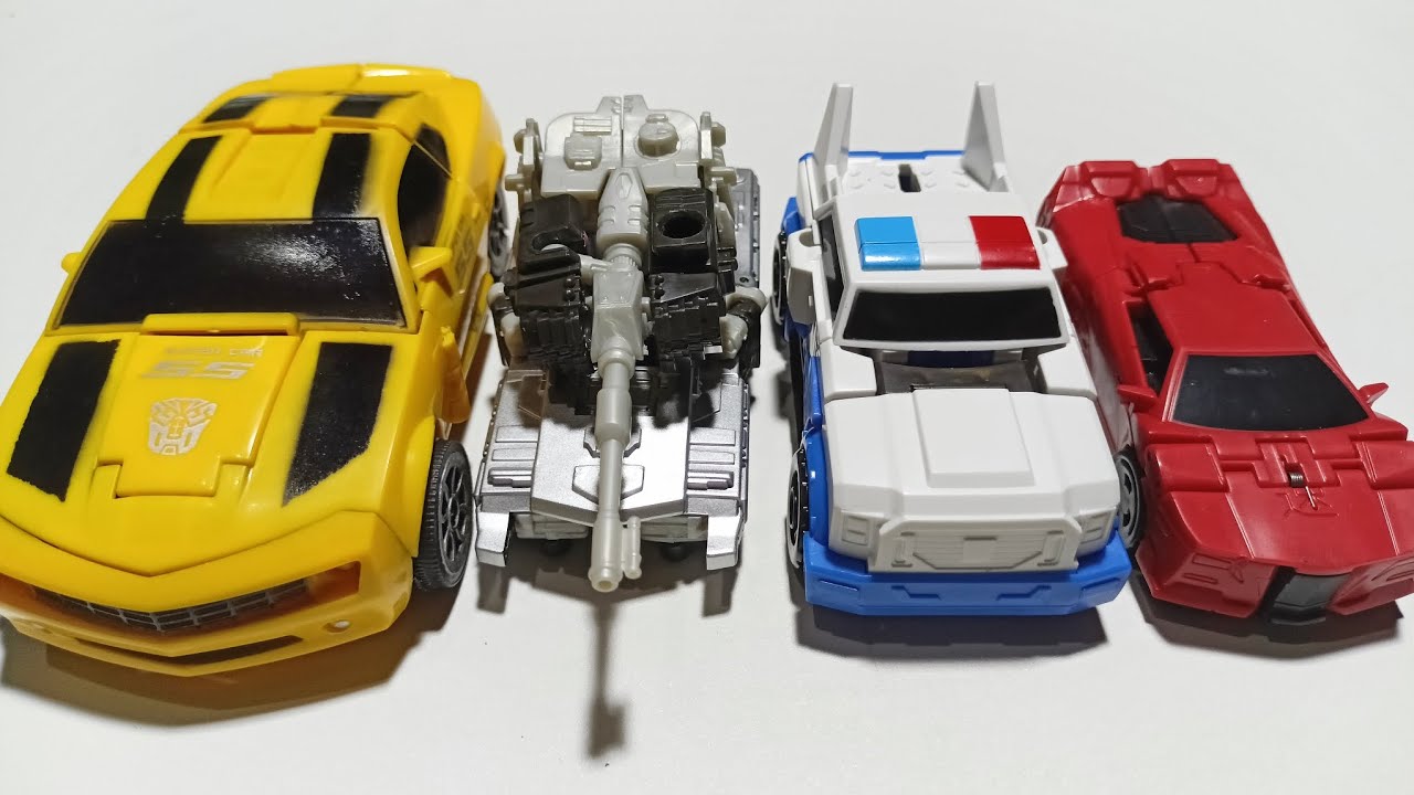 Transformers Toy 4 robot transform cars Galvatron, Battletrap, Optimus ...
