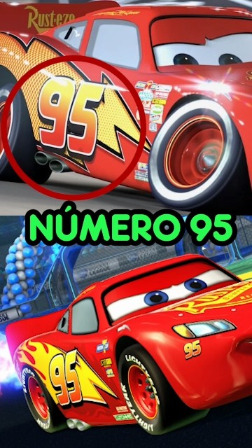 ¿Qué significa el número 95 del Rayo en Cars? El rayo Mcqueen #cars # ...