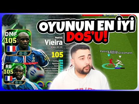 105 VIEIRA & THURAM DENİYORUZ! OYUNUN EN İYİ DOS' U!!🔥 ALINIR MI? eFootball Mobile 25