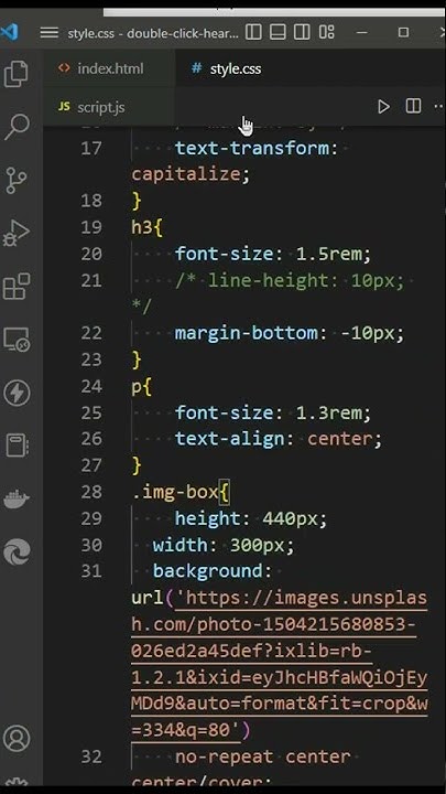 double click heart short in html CSS and JavaScript #short - YouTube