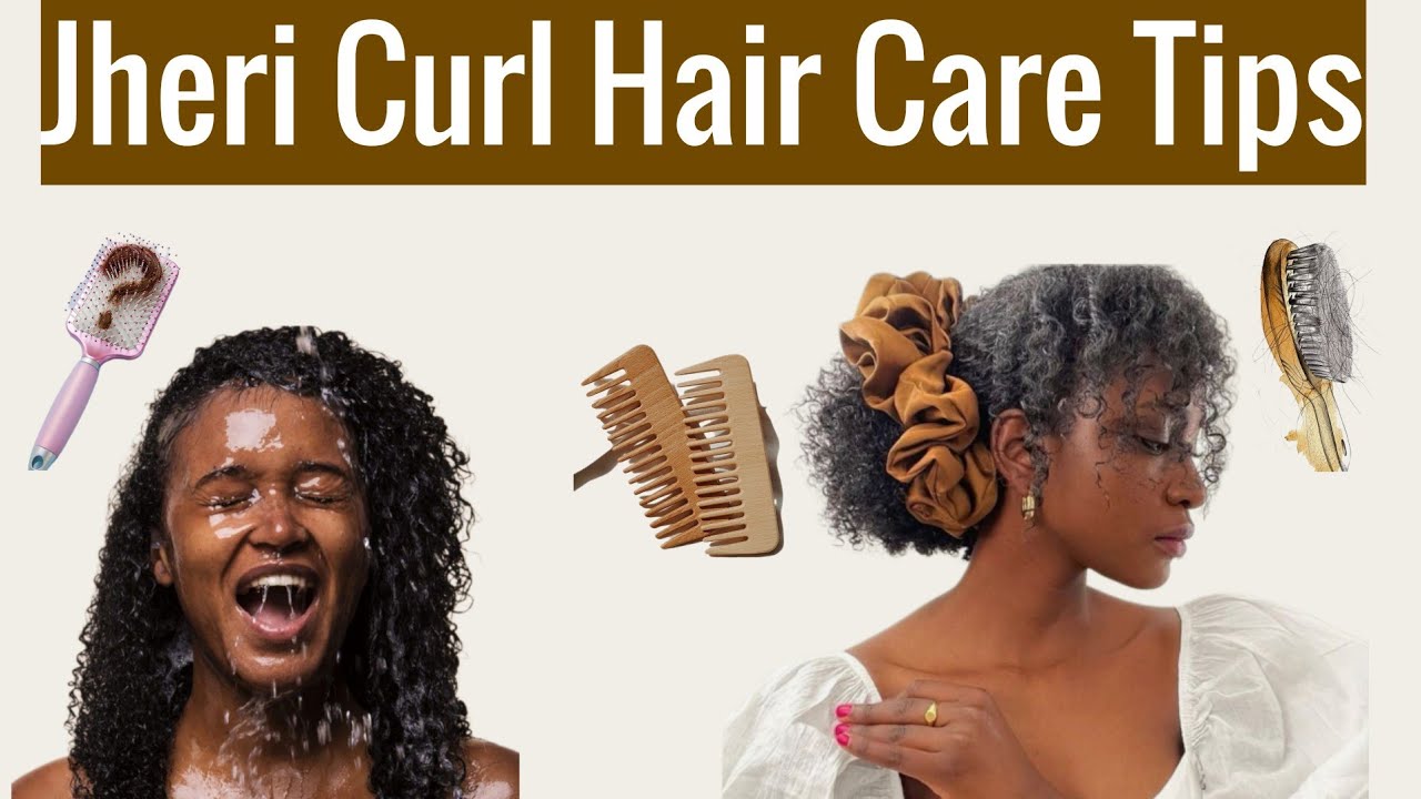 How To Care For Your Jheri Curl. - YouTube