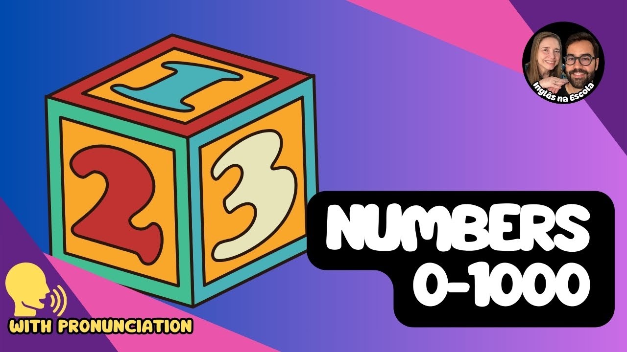 NUMBERS in English (0-1000) | NÚMEROS em Inglês (0-1000) 4K - YouTube