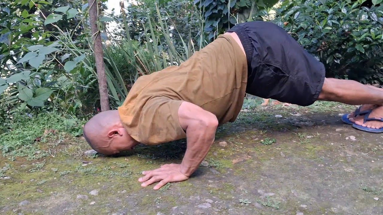 Day 32/75 Hindu Push Ups Hard Challenge Exercise | 2025 - YouTube