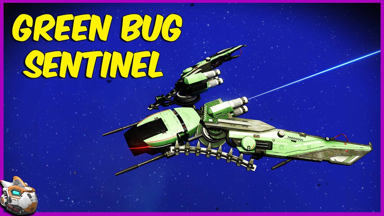How To Find A Green Bug Sentinel Ship No Mans Sky Interceptor Update