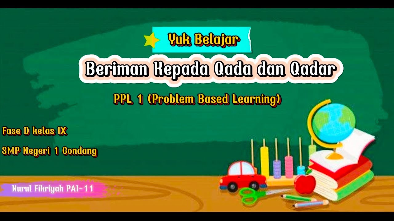 PPL 1- Problem Based Learning - YouTube