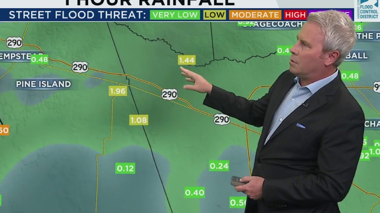 Storm Alert: Flood Advisory and Intense Rainfall in Harris County - YouTube