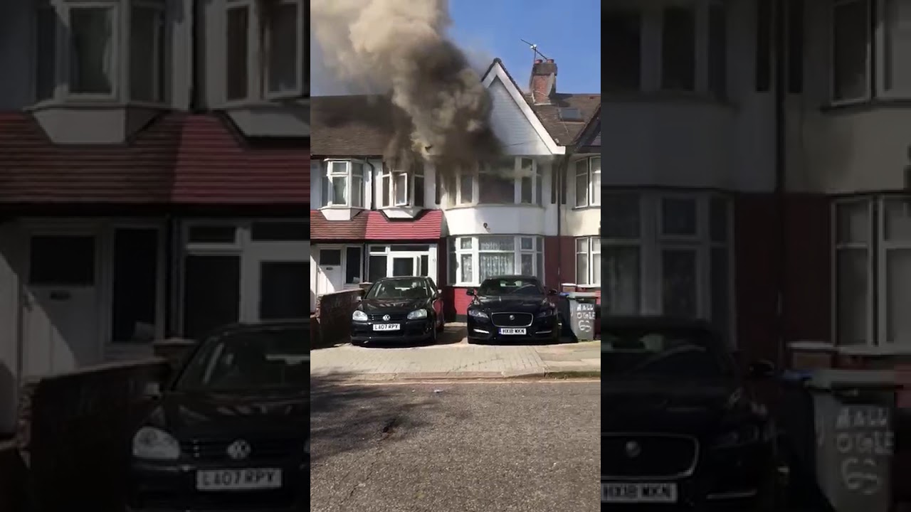 Uk house fire 2018 - YouTube