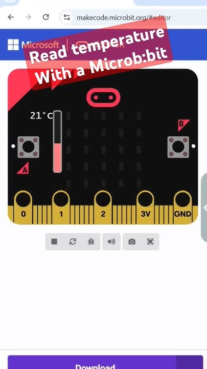 Turn your Micro:bit into a digital thermometer #Microbit #STEM #CodingForKids #TemperatureSensor ...
