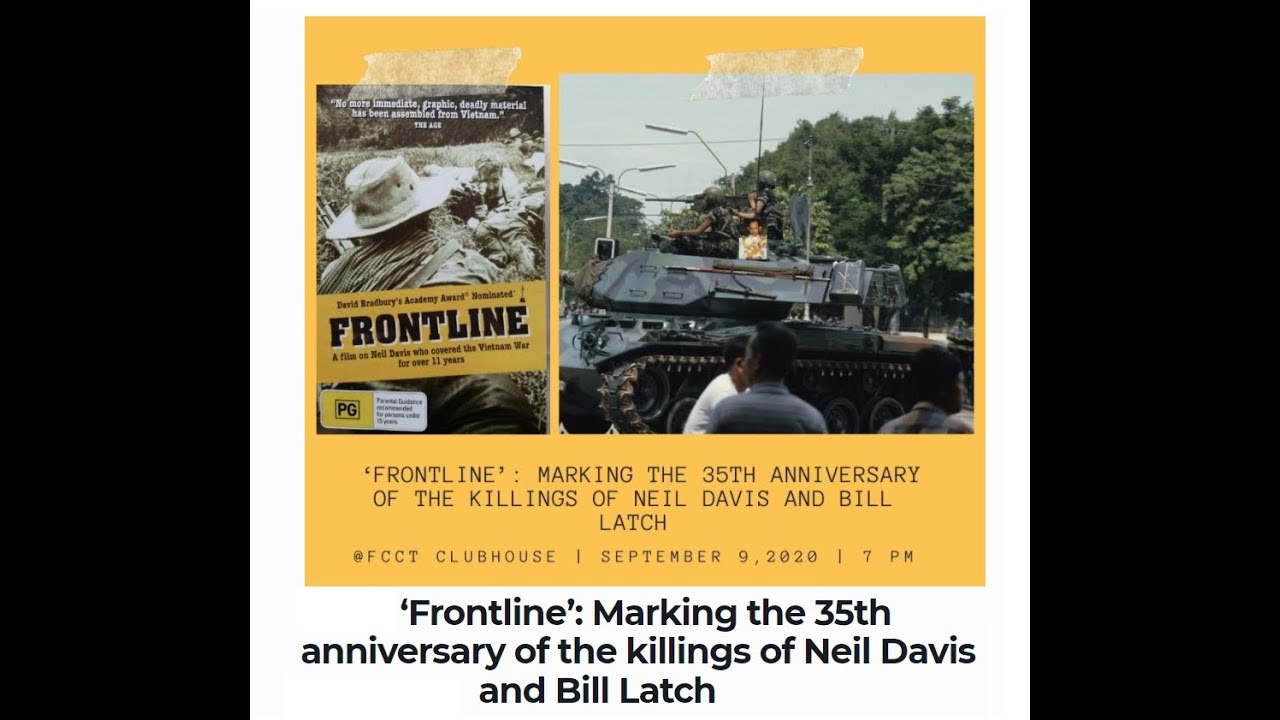 2020 09 09 FCCT Frontline Marking the 35th anniversary of the killings ...